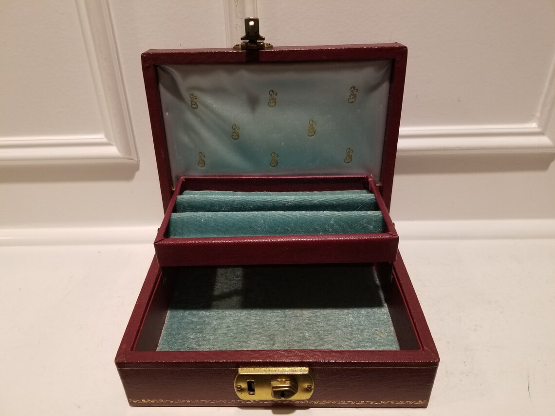 Briefcase Style Box Original Jewelry Box | Etsy