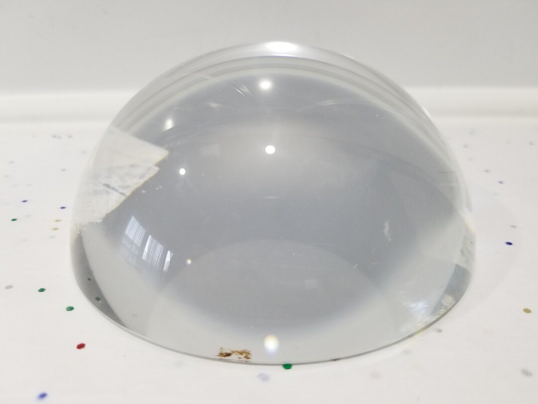 Art Glass Paperweight With Unique Inserts - Art in Glass - Collectible ...