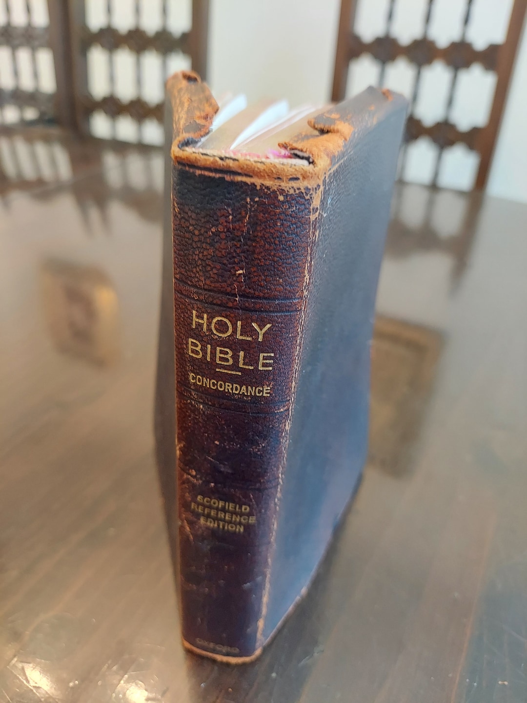 Holy Bible 1917 Red Letter - the Scofield Reference Bible - Gilded ...