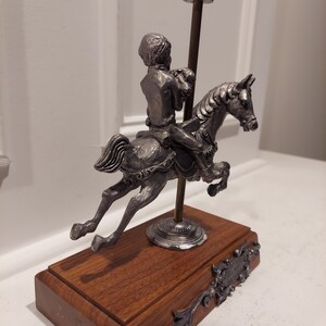 Park Carousel Pewter by M.A. Ricker 427/1000 Limited Edition - Wood ...