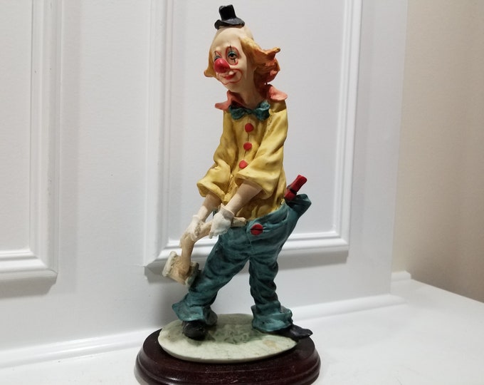 Pucci Clown Figurine by Arnart - Collectible Clown With A Hammer - High ...