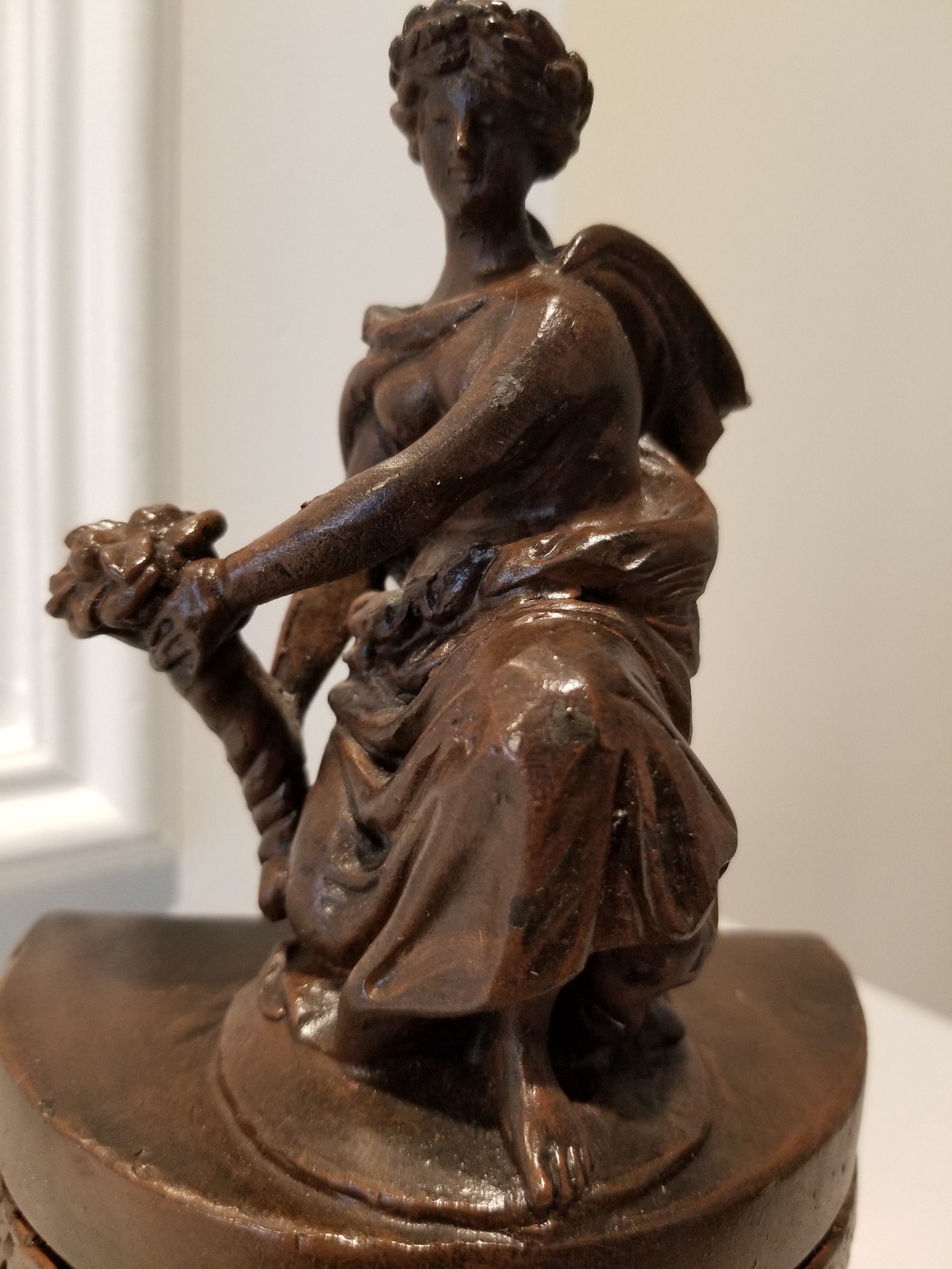 Victorian Style Statue Figurine Woman 8 Inches Tall | Etsy