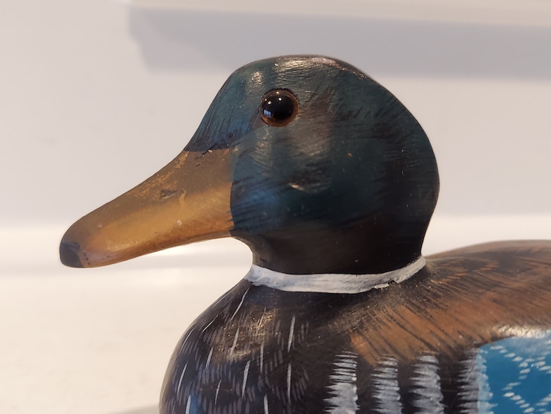 Collectible Stone Duck - Hand Painted Duck - High Level of Details - Etsy