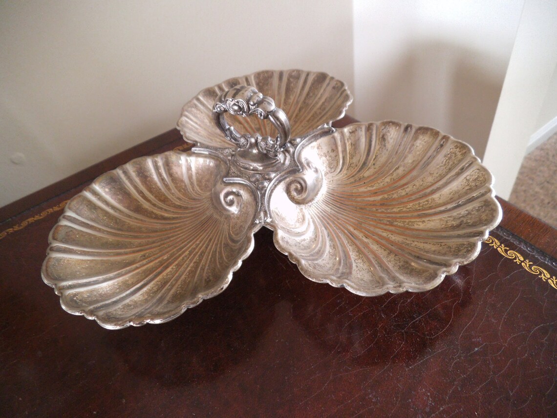 F. B. Rogers Silver Co 1883 Silver on Copper Plate | Etsy