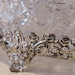 Crystal Box With Silver Metallic Decorations Victorian Crystal Box With ...