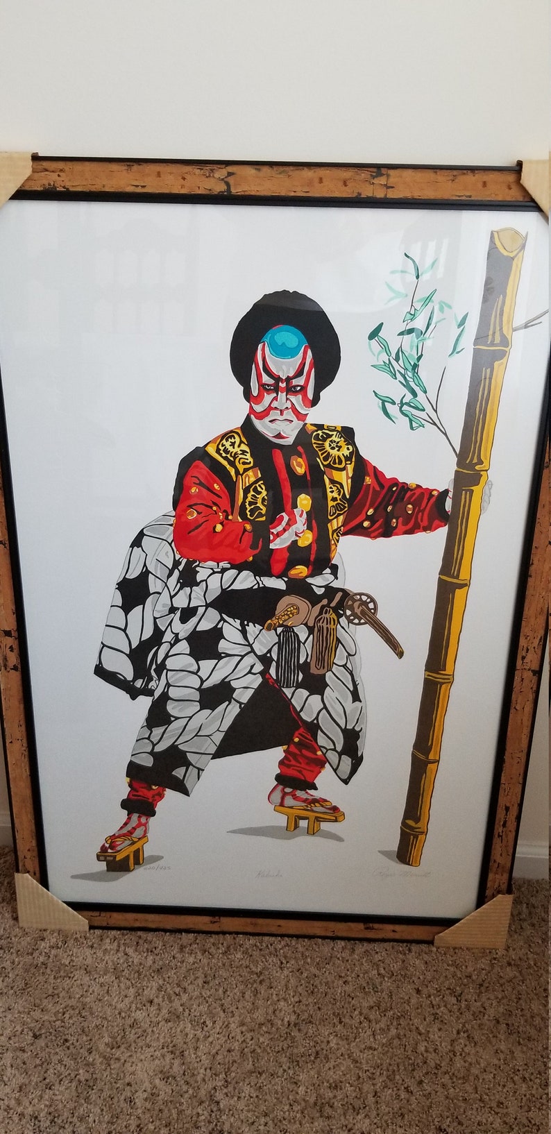 Kabuki by Roger Merritt Large 38 Limited Edition | Etsy