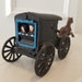 Antique Cast Iron Amish Stagecoach - Hand Painted Cast Iron Amish ...