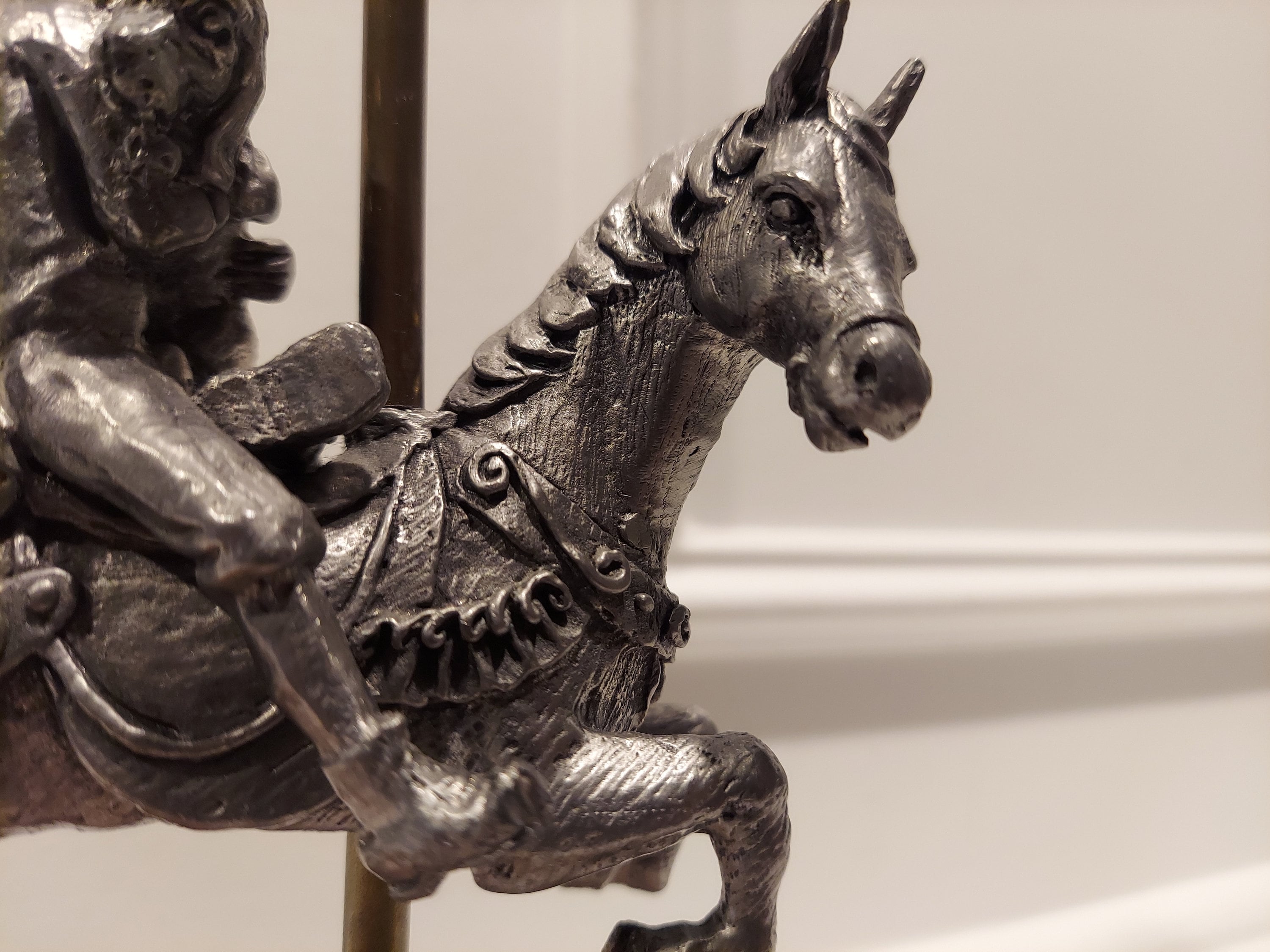 Park Carousel Pewter by M.A. Ricker 427/1000 Limited Edition - Wood ...