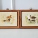 Collectible Tiles With Wood Frame Duck Design Set of 2 Made by Kimberly ...