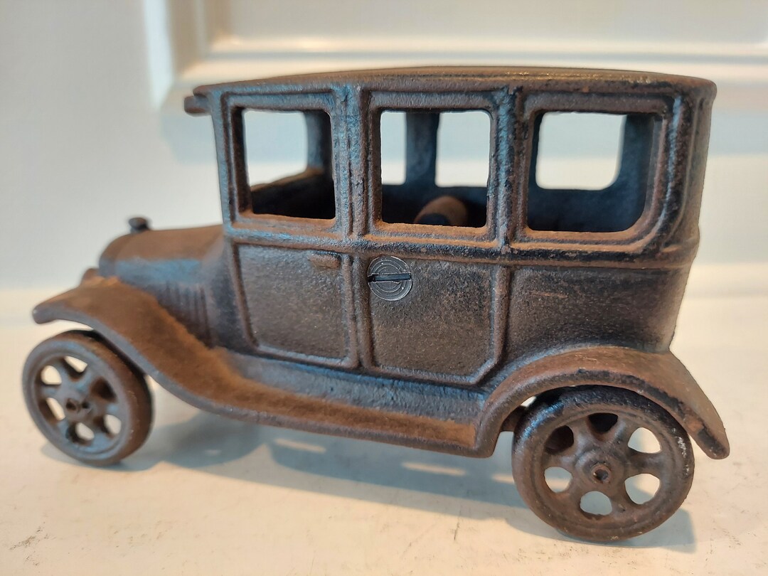 Collectible Cast Iron Vintage Car - Etsy