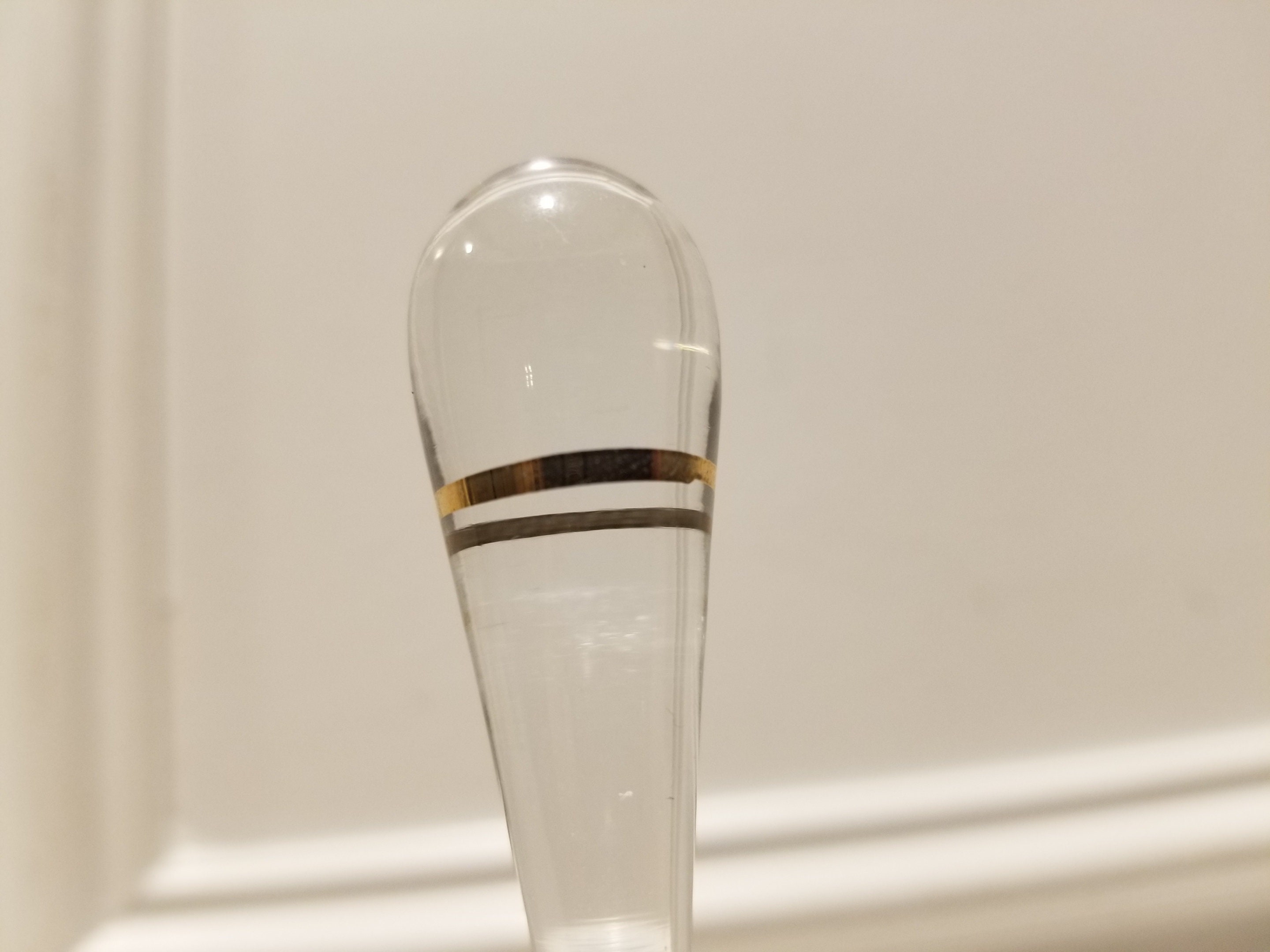 Bohemian Glass Bell Genuine Hand Decorated Gold and - Etsy