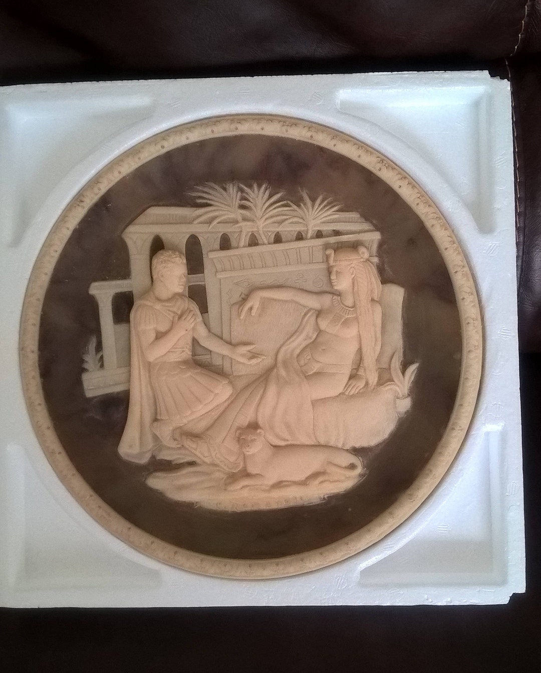 Antony and Cleopatra - Incolay Stone Plate by Carl Romanelli - "great ...