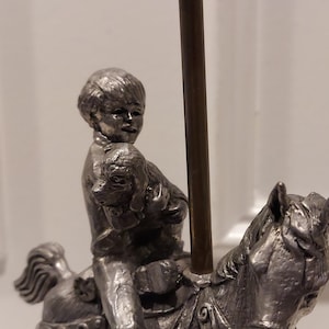 Park Carousel Pewter by M.A. Ricker 427/1000 Limited Edition - Wood ...