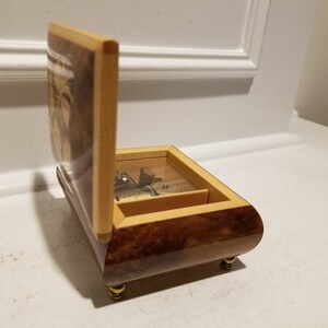Floral Music Box - Floral Wood Jewelry Box - Original Music Box - Made ...