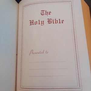 Holy Bible Red Letter Edition - Old and New Testaments - Books Inc ...