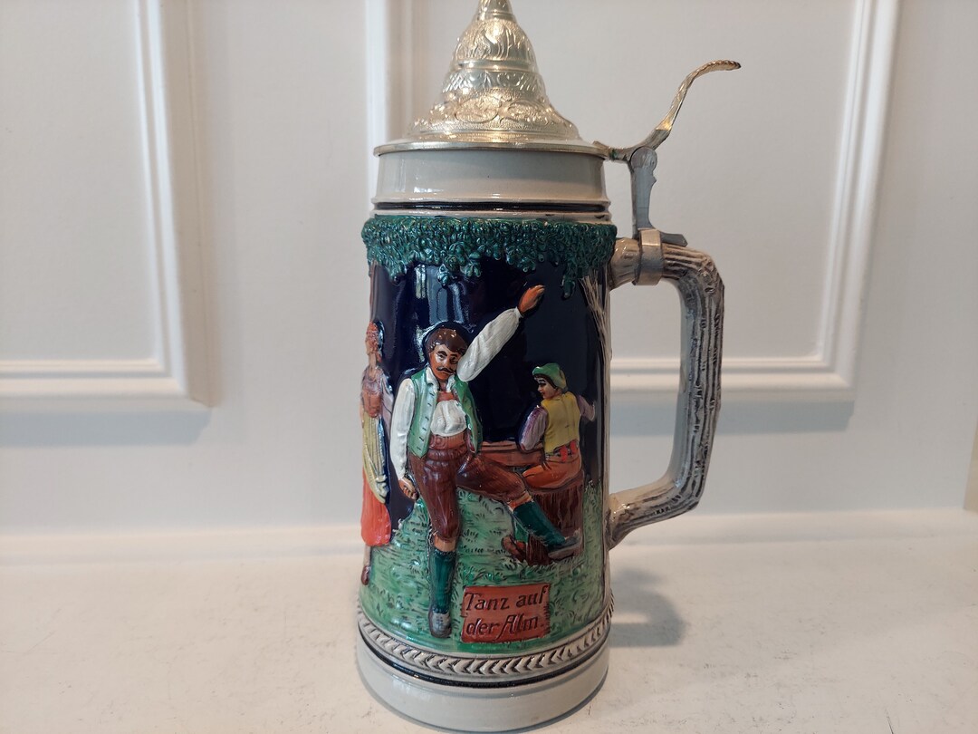 German Handpainted Ceramic Stein - Collectible Stein - Made in Germany ...