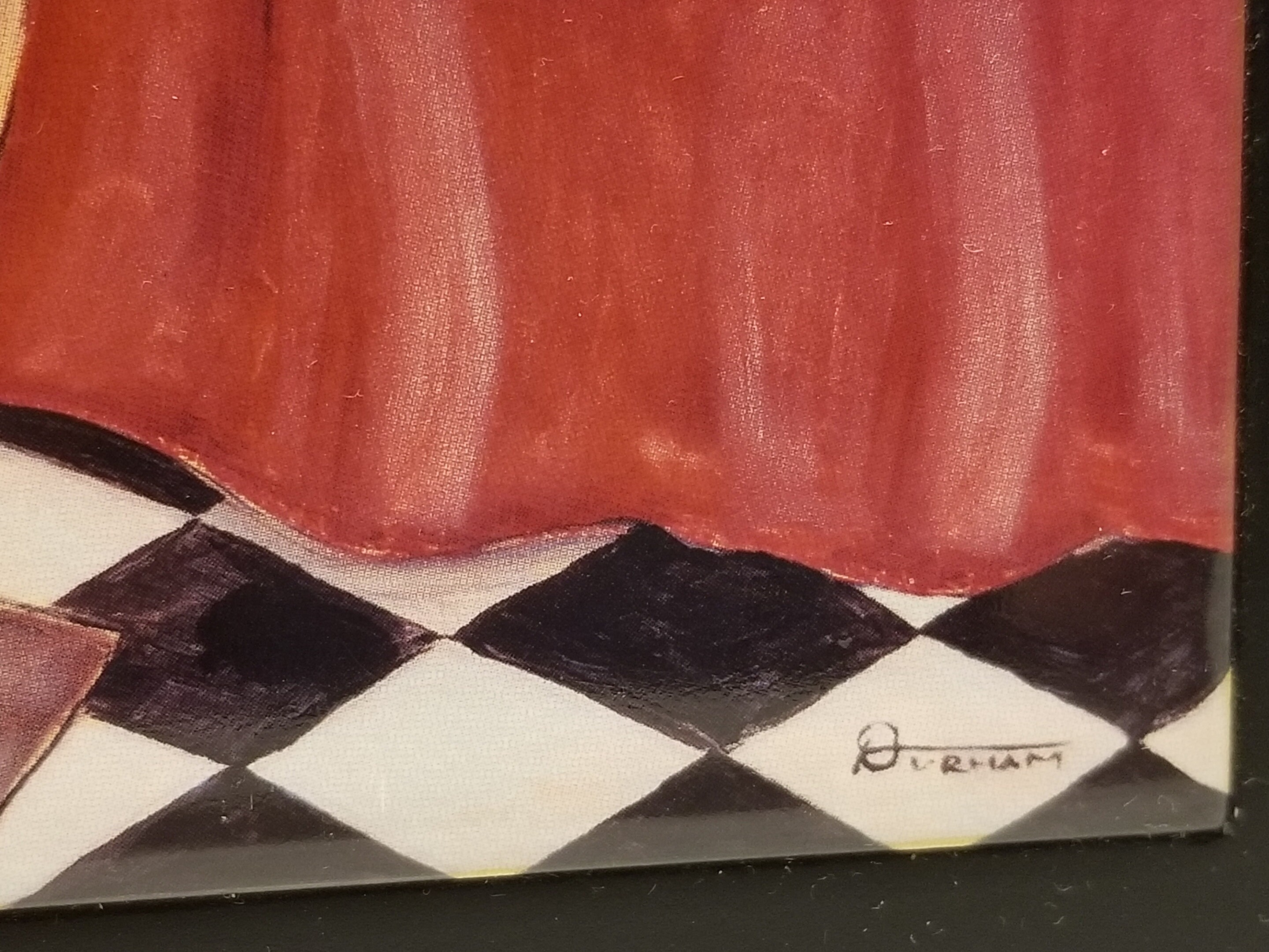 Chefs Ceramic Wall Tiles - Wooden Framed - Wall Plaques With Chefs ...