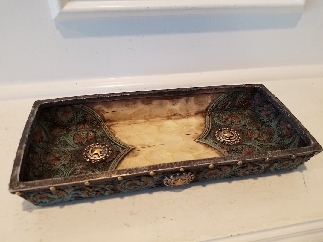 Collectible Carved Stone Tray - Beautiful Decorated Tray - Etsy