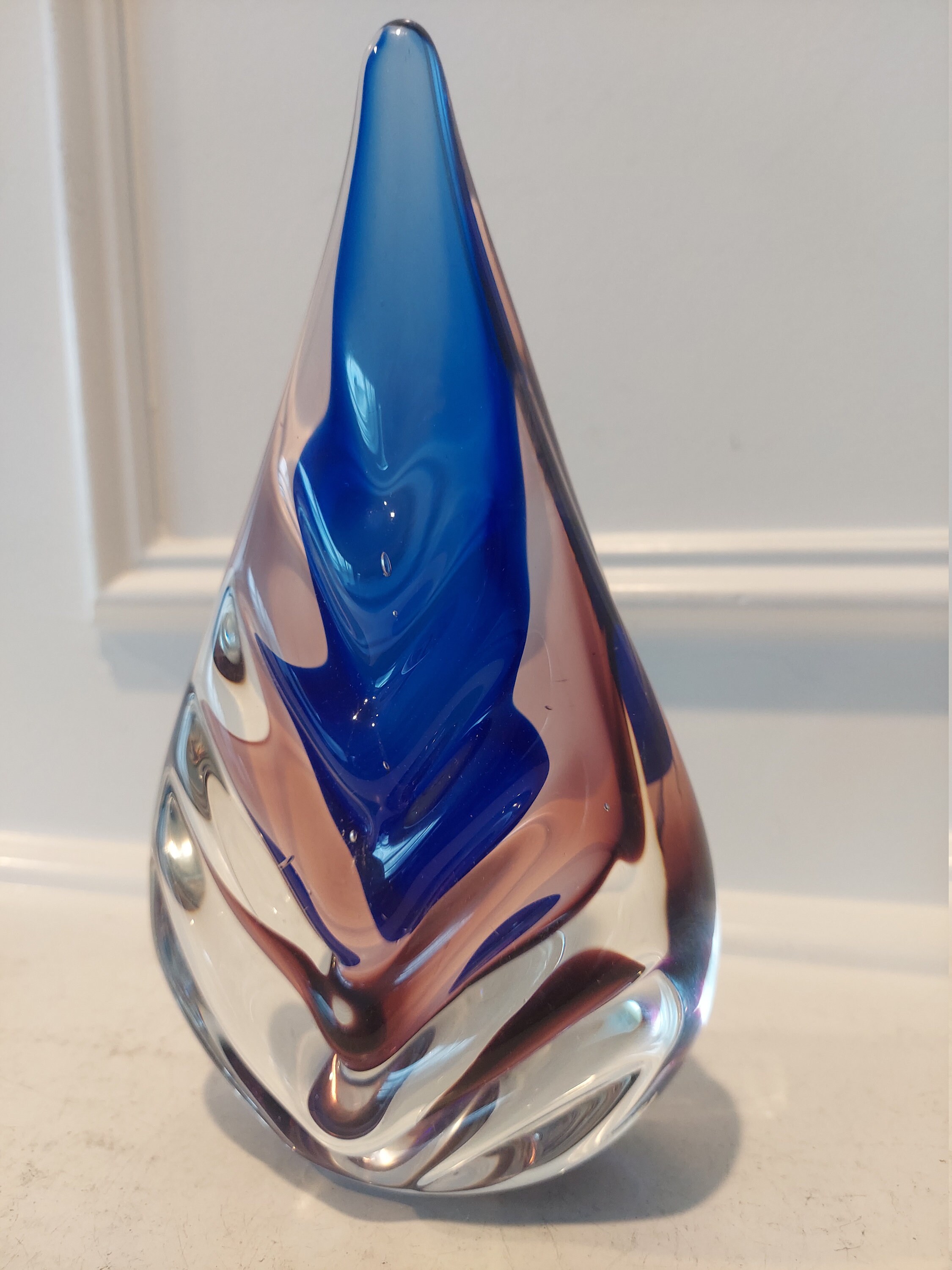 Art Glass Paperweight With Unique Inserts Art in Glass | Etsy