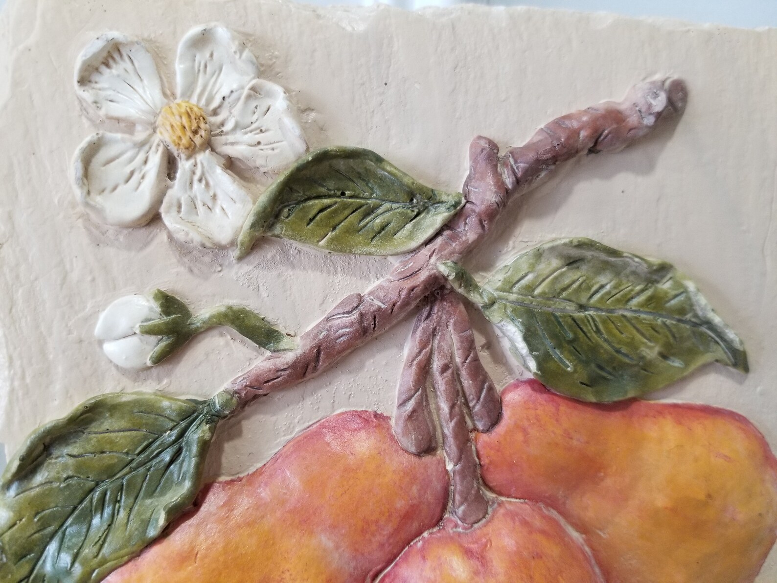 Pears Ceramic Tile High Level of Details Wall Decor - Etsy