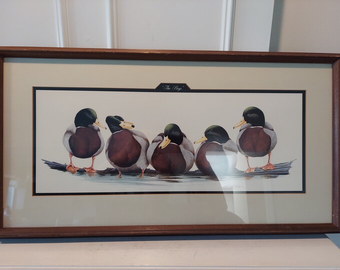 Art Lamay - "the Boys" - Framed and Signed by the Artist - Duck Art - Etsy
