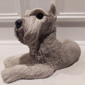 Classic Critters - Dog Figurine - Schnauzer-light - High Level of ...