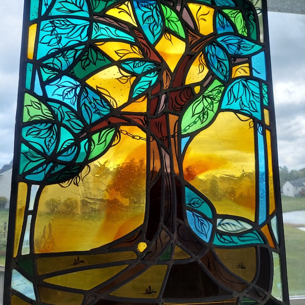 Stained Glass Tree - Etsy