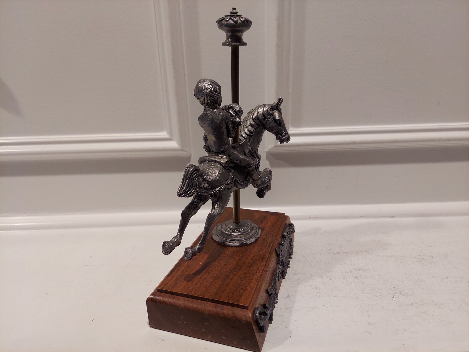 Park Carousel Pewter by M.A. Ricker 427/1000 Limited Edition - Wood ...