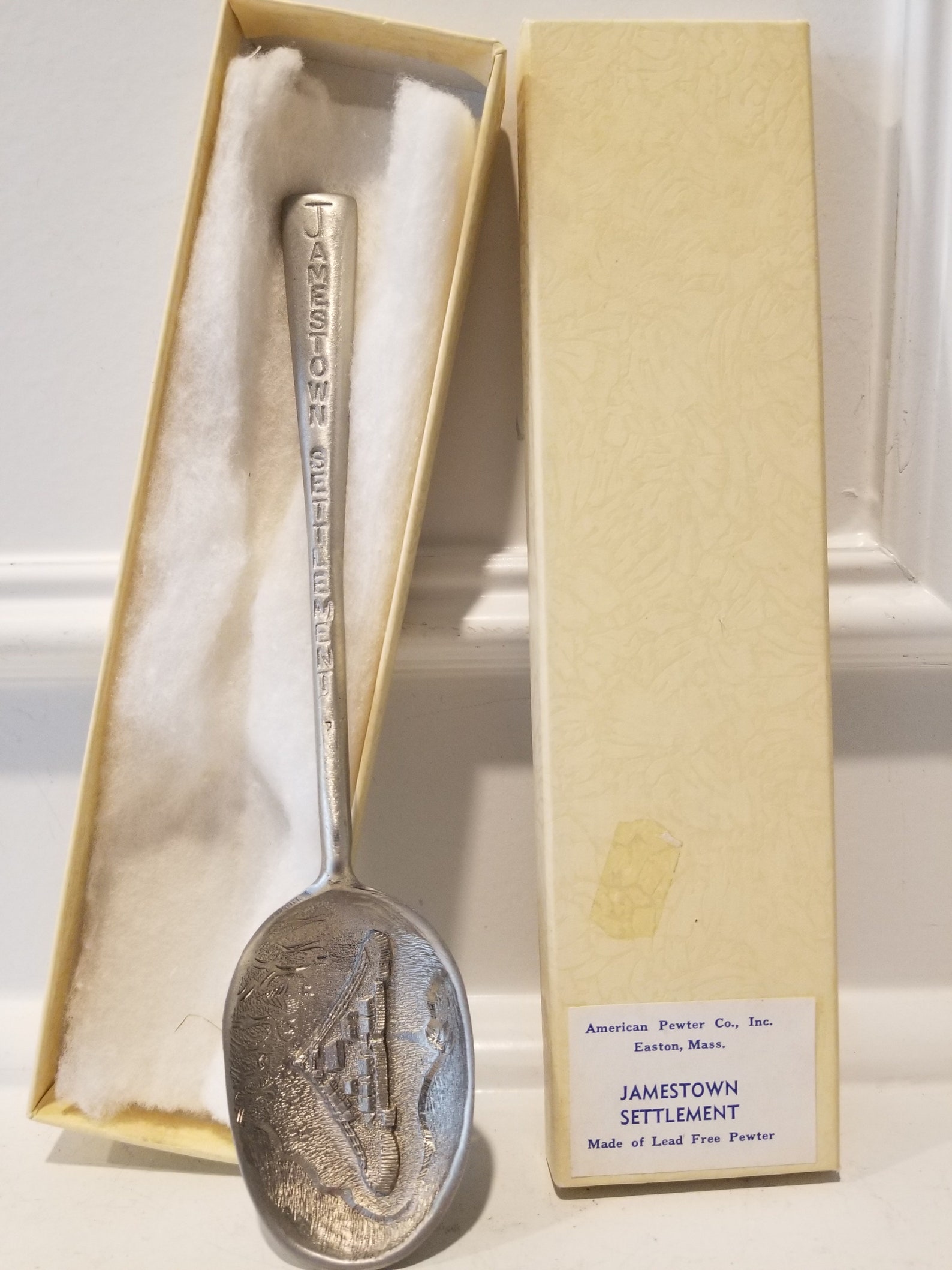 American Pewter Co - Collectible Pewter Spoon - Jamestown Settlement ...