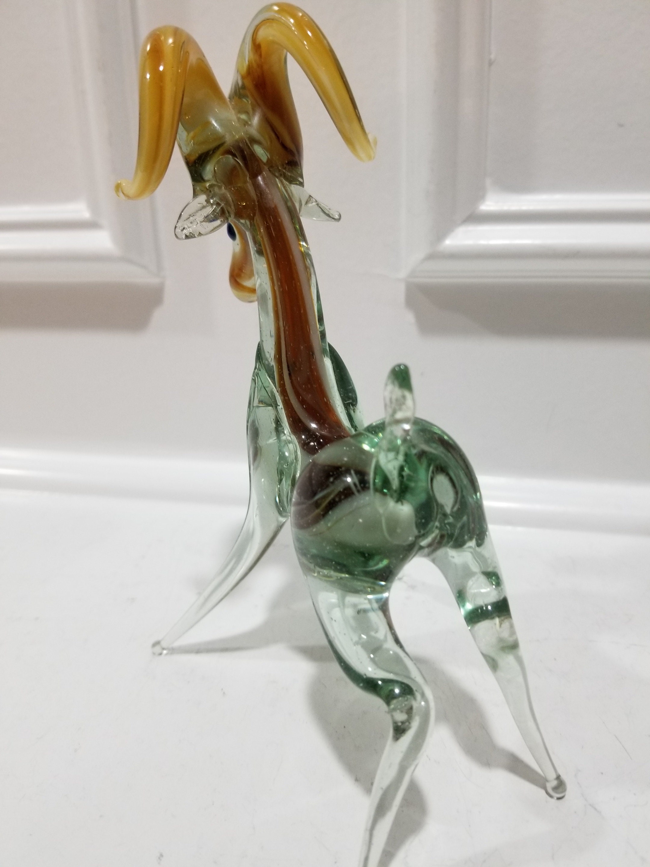 Murano Venetian Art Glass Ram Figurine Italy | Etsy