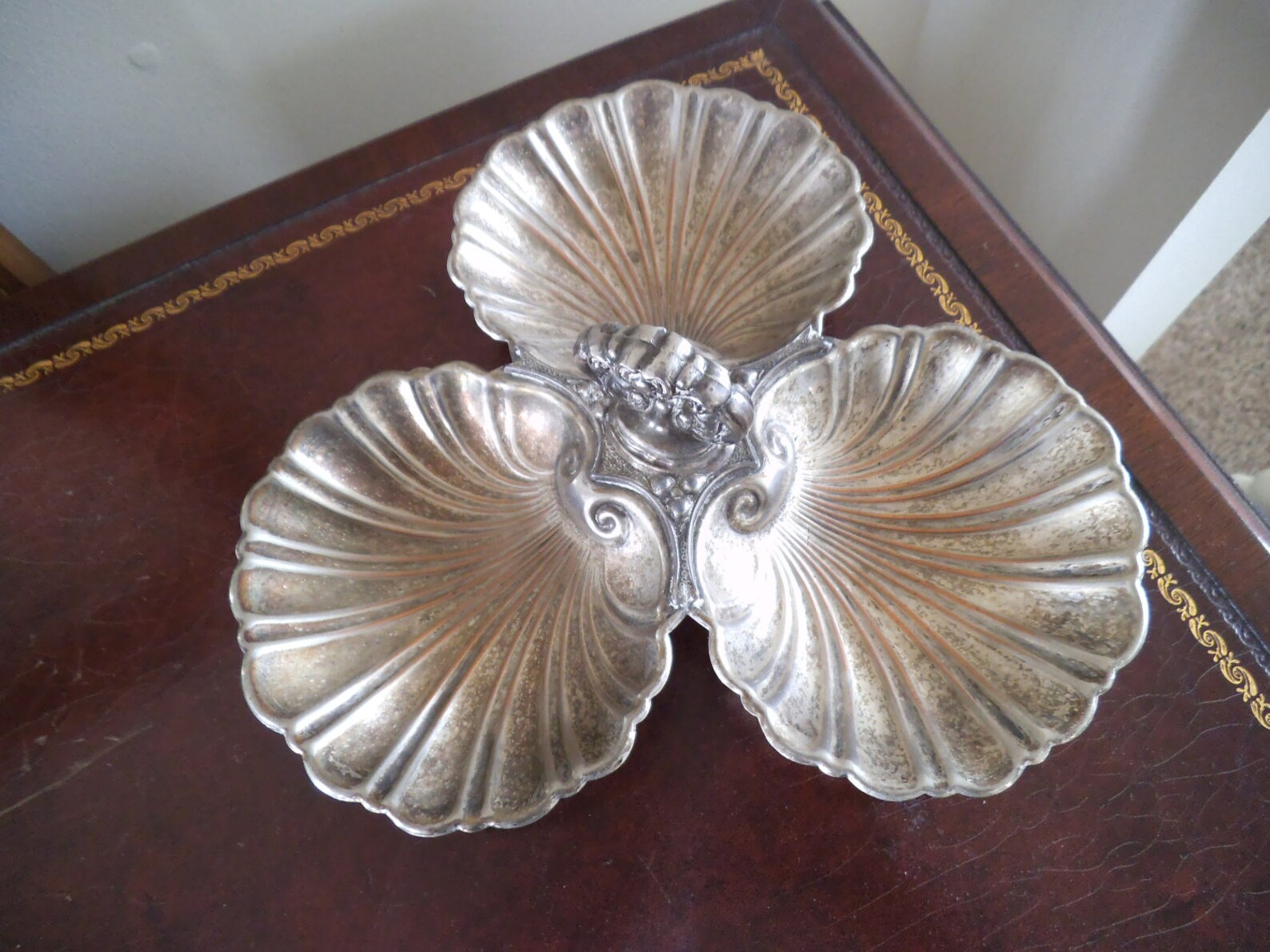 F. B. Rogers Silver Co 1883 Silver on Copper Plate | Etsy