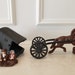 Antique Cast Iron Amish Stagecoach - Hand Painted Cast Iron Amish ...