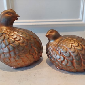 Pair of Ceramic Partridge Decor - Set of 2 - Etsy