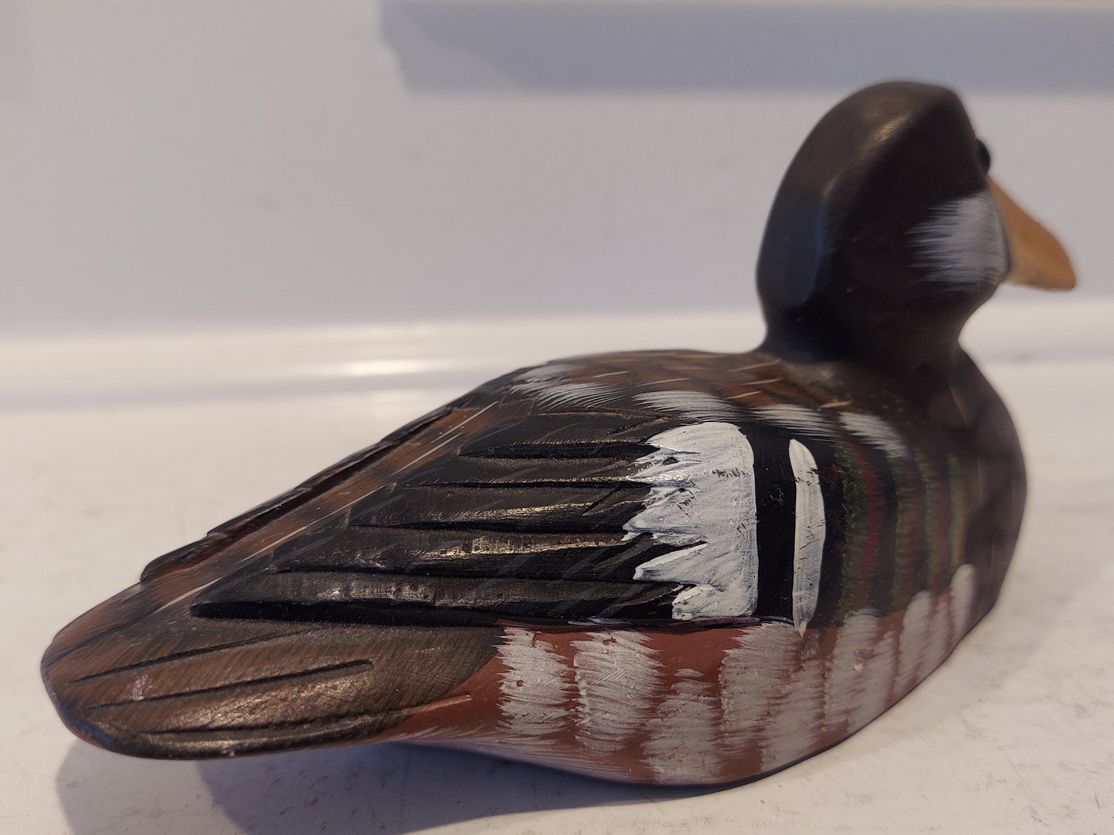 Collectible Stone Duck - Hand Painted Duck - High Level of Details - Etsy