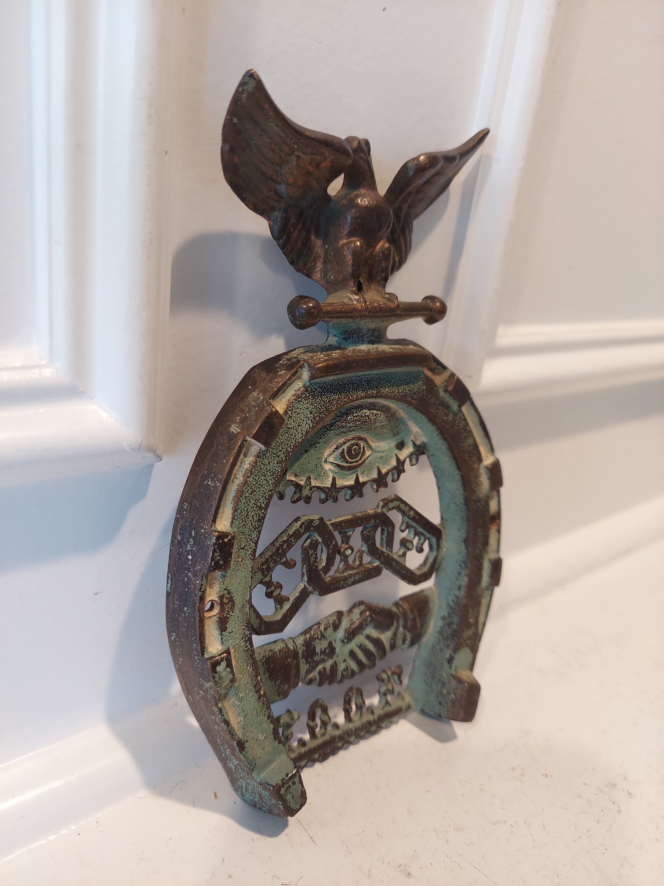 Rare Antique Bronze FLT I.O.O.F. Odd Fellows Bronze - Etsy