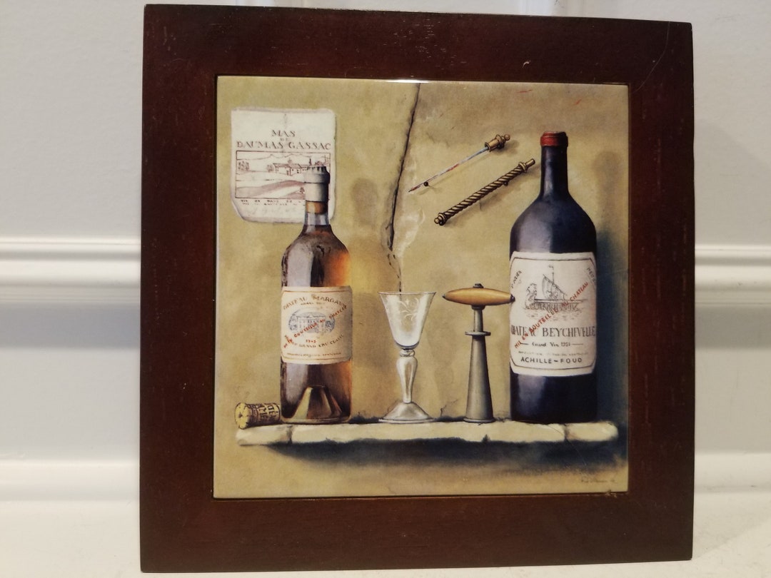 Mark Hageman Artist - Vintage Vineyard - Ceramic Tile - High Level of ...