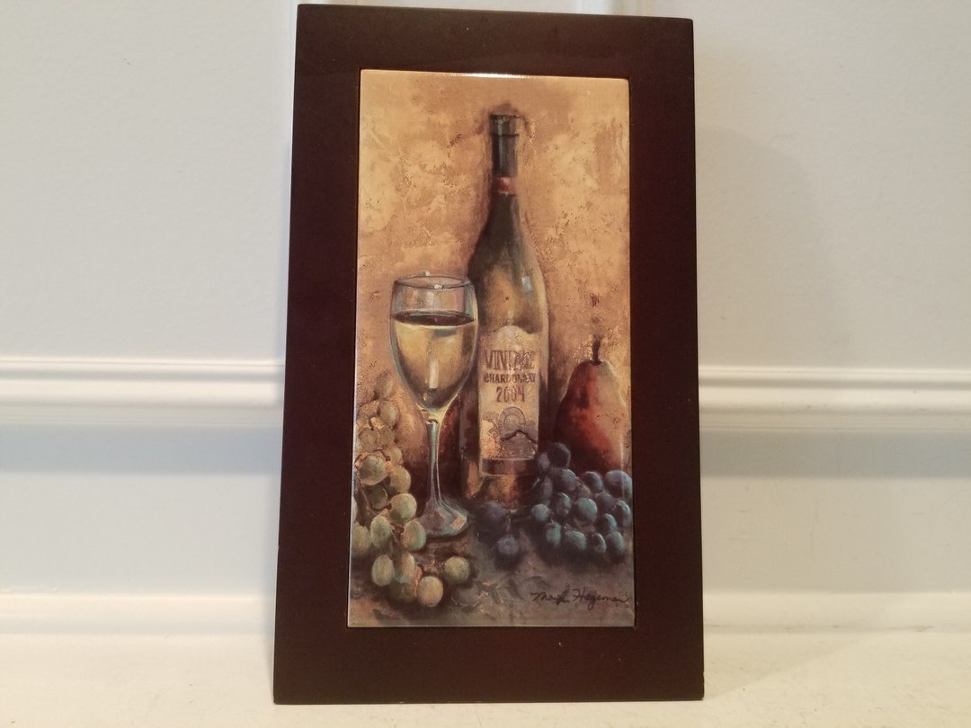 Mark Hageman Artist - Vintage Vineyard - Ceramic Tile - High Level of ...