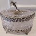 Crystal Box With Silver Metallic Decorations Victorian Crystal Box With ...