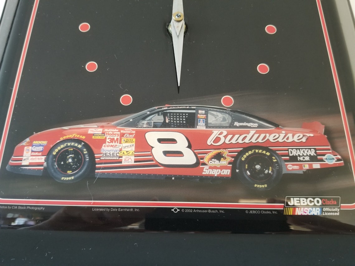 Dale Earnhardt Jr - Jebco Clock - Collectible Budweiser Clock - Nascar ...