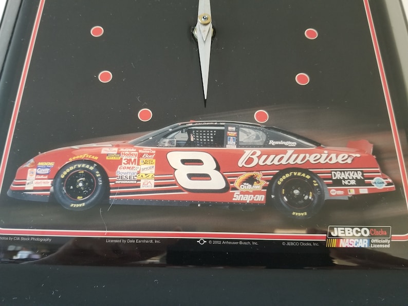 Dale Earnhardt Jr - Jebco Clock - Collectible Budweiser Clock - Nascar ...
