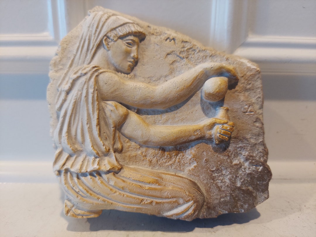 Extremely Rare Ancient Scene Wall Plaque - Museum Copy Wall Decor ...