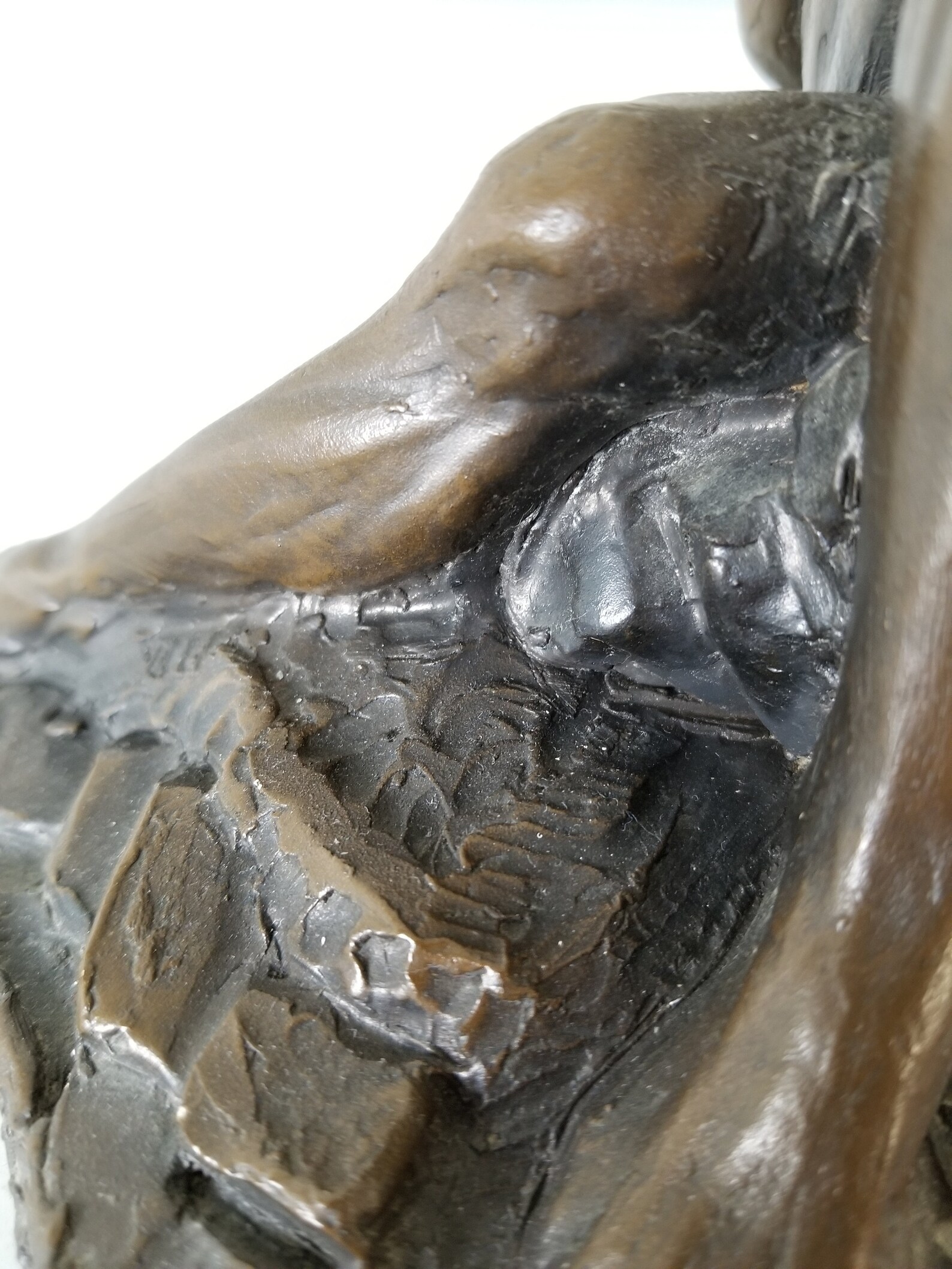 1974 Esco Prod Inc Statue - Man and A Woman Resin Statue - Signed H ...