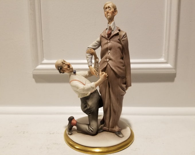 Giuseppe Cappe Porcelain "the Tailor" Sculpture - Marked and Signed ...