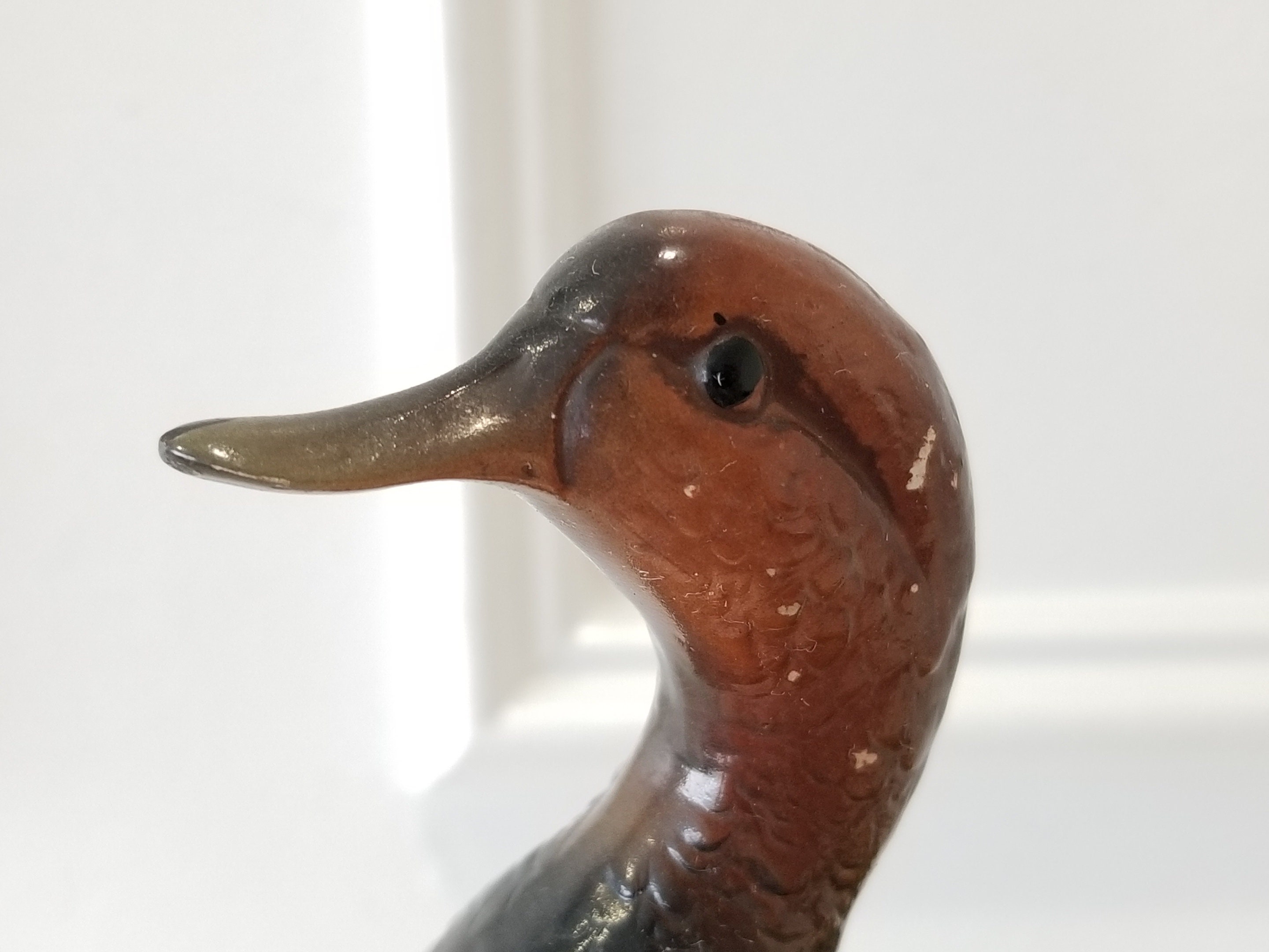 Ceramic Duck - High Level of Details - Hand Painted - Enesco - Made in ...