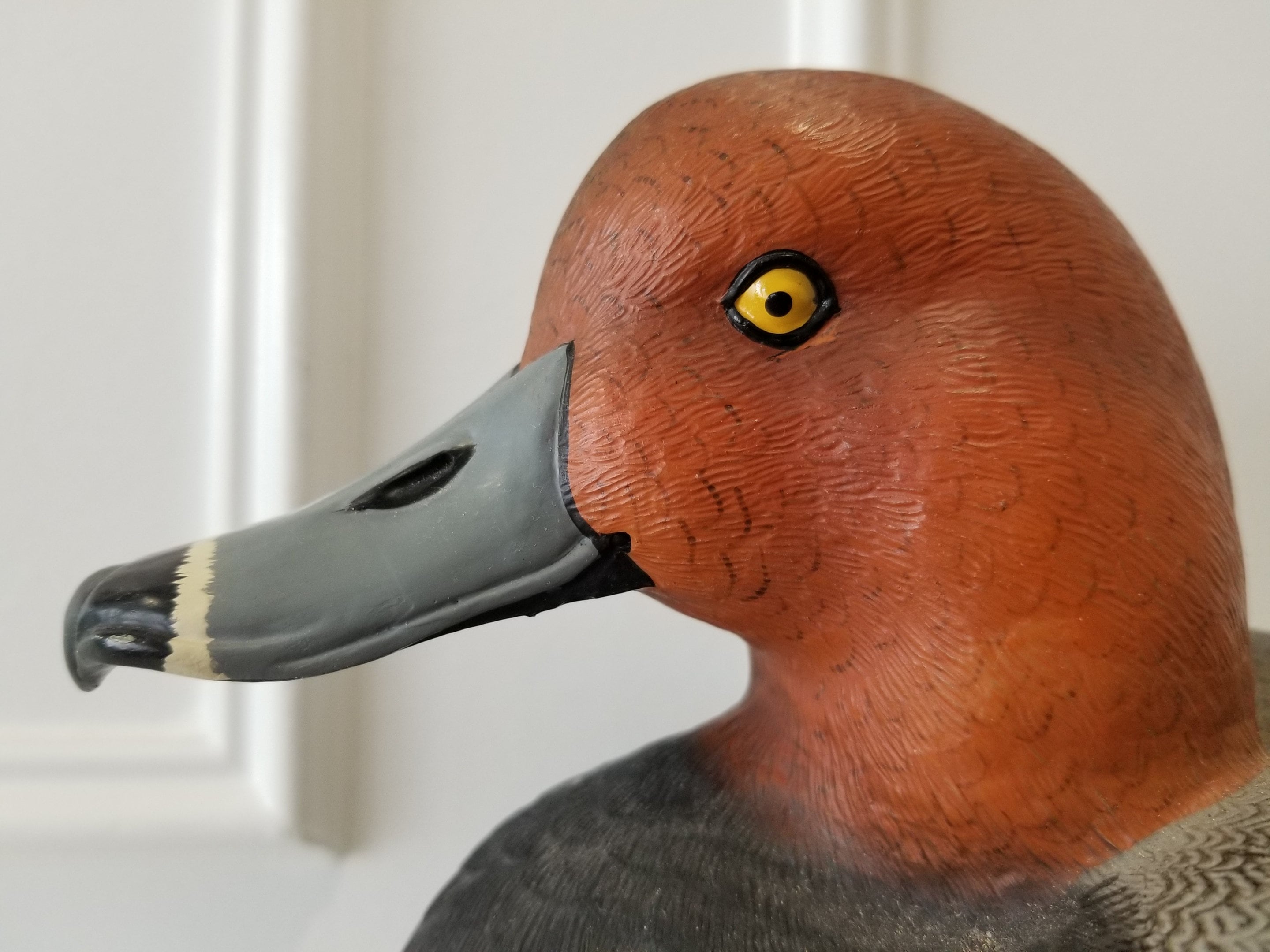Wood Carved Duck - Ducks Unlimited Shooting Rig Collection - Signed by ...