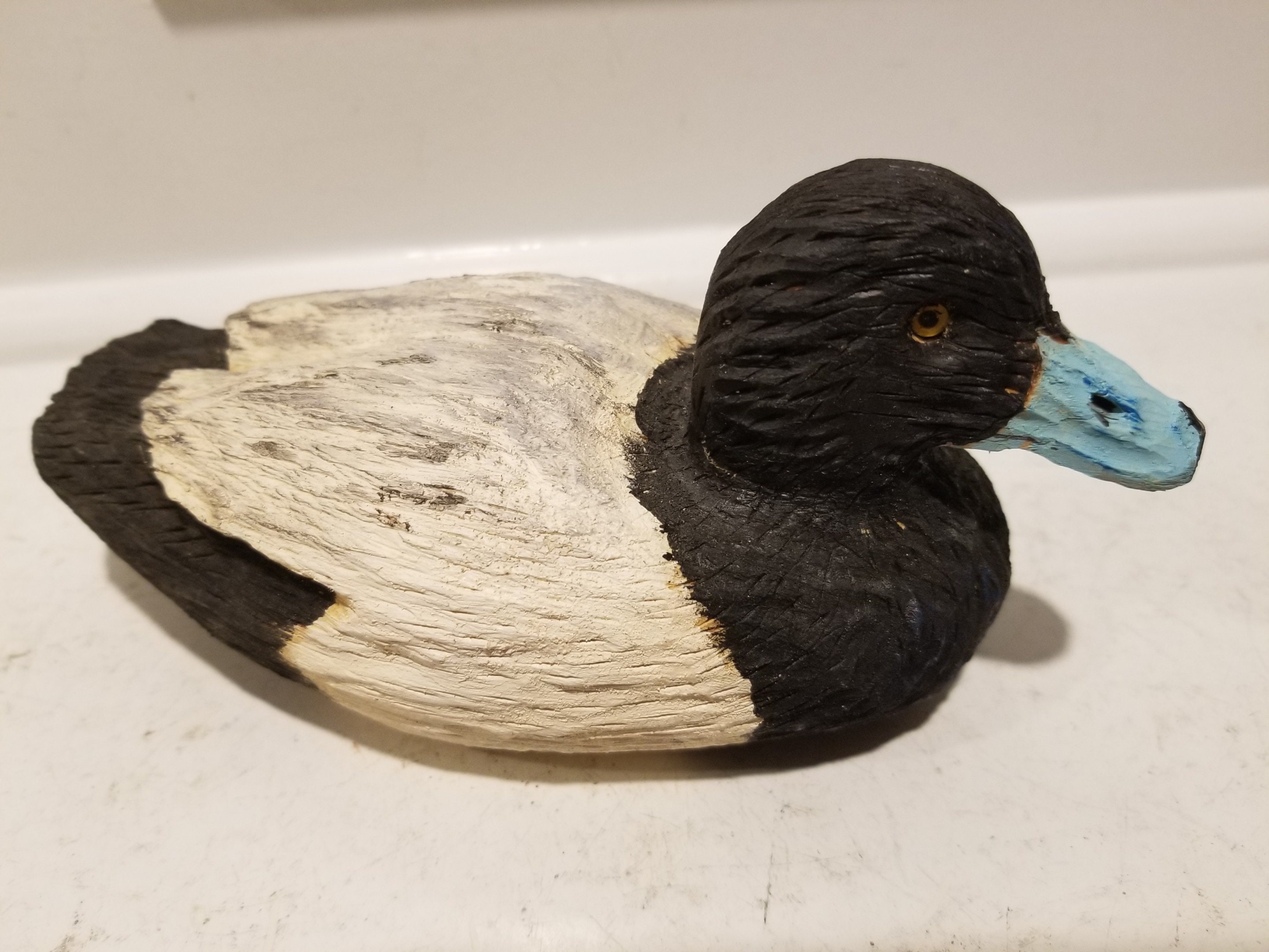 Wood Carved Duck High Level of Details Hand Painted | Etsy