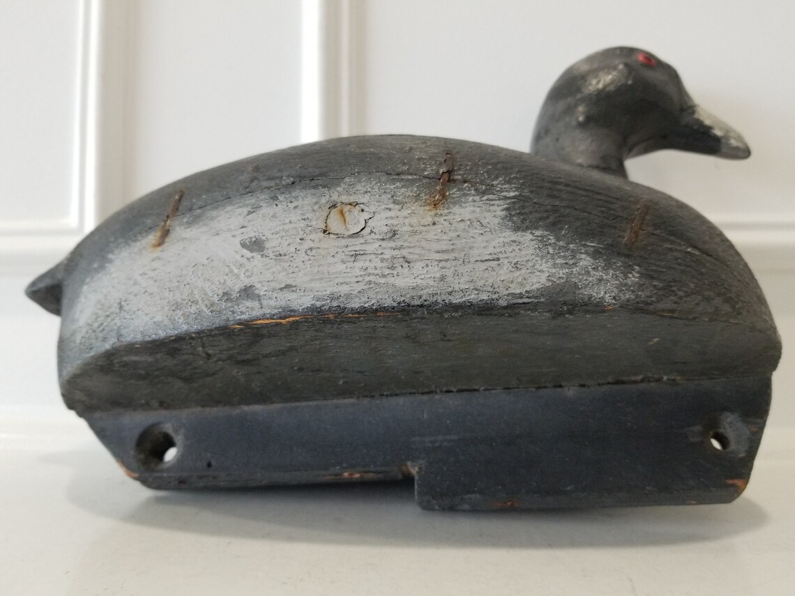 Antique Wood Carved Duck Collectible Wood Duck - Etsy