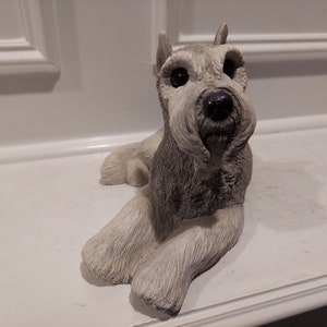 Classic Critters - Dog Figurine - Schnauzer-light - High Level of ...