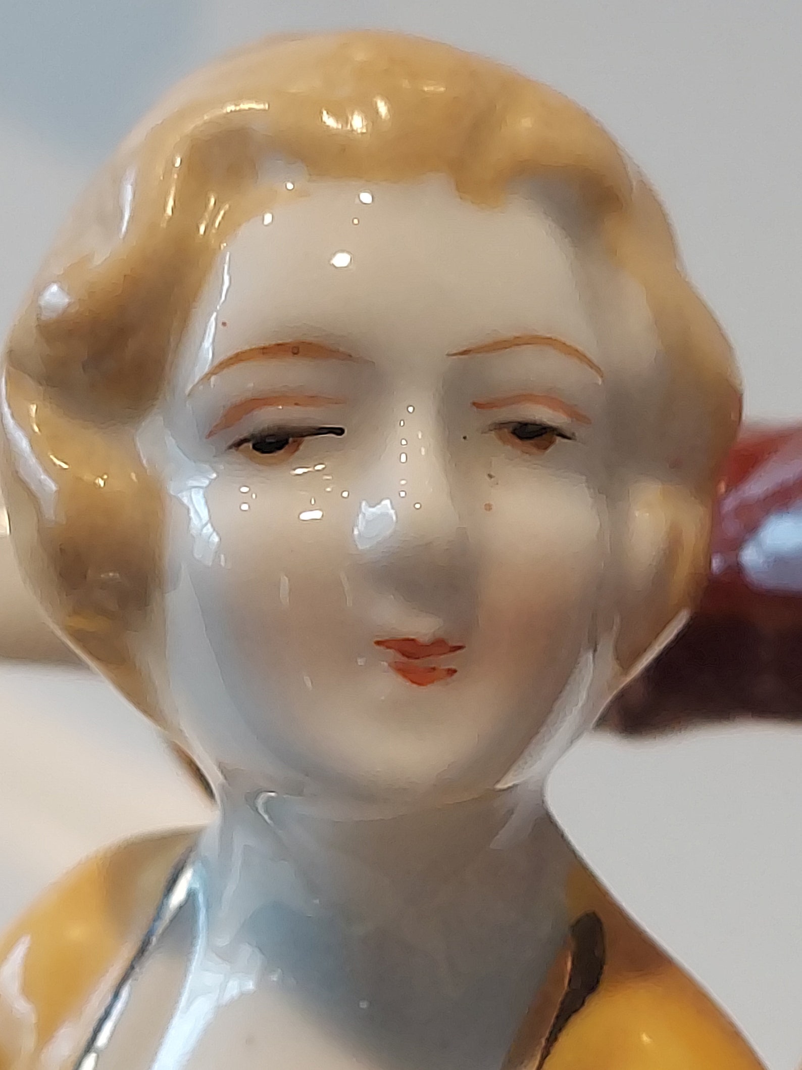 Victorian Porcelain Sculpture - Victorian Couple Figurine - Porcelain ...