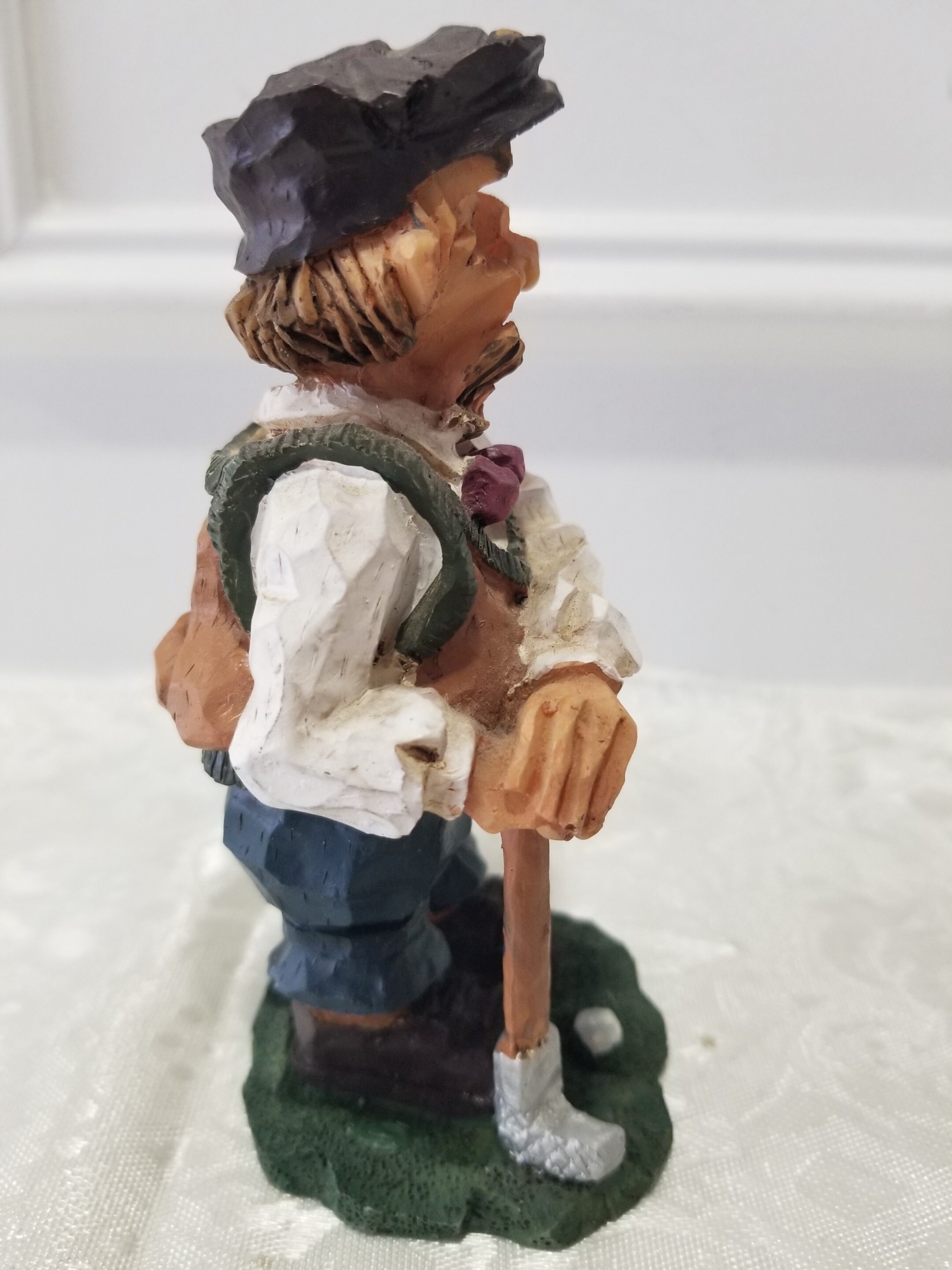 Ceramic Golf Player Figurine - Etsy
